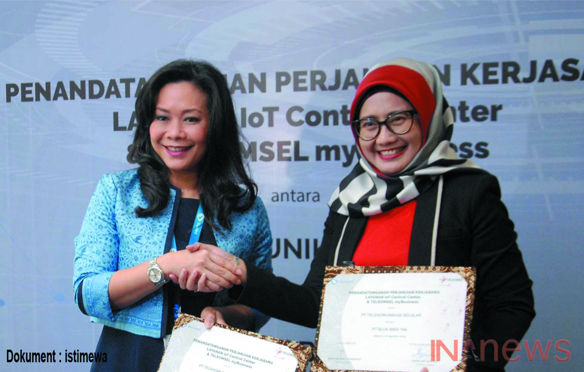 Telkomsel dan Bluebird Hadirkan Taksi Berbasis IoT - INAnews