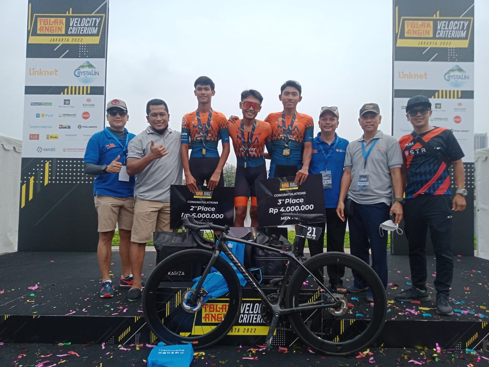 Mula Cycling Borong Posisi Juara Nomor Balap Men Elite di Velocity Criterium - INAnews